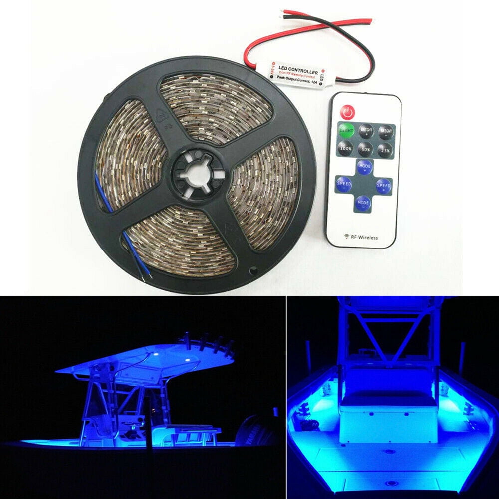 12V Remote Control Interior & Exterior RV LED Camper Awning Boat Light ...