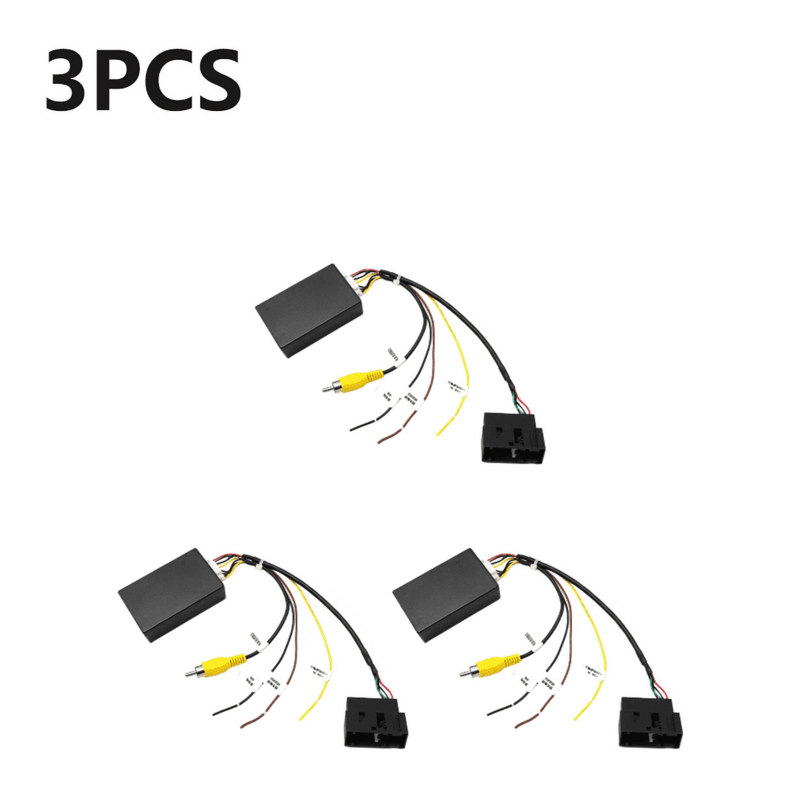 12V Reversing Camera Adapter RGB To AV Rearview Camera Adapter Backup ...