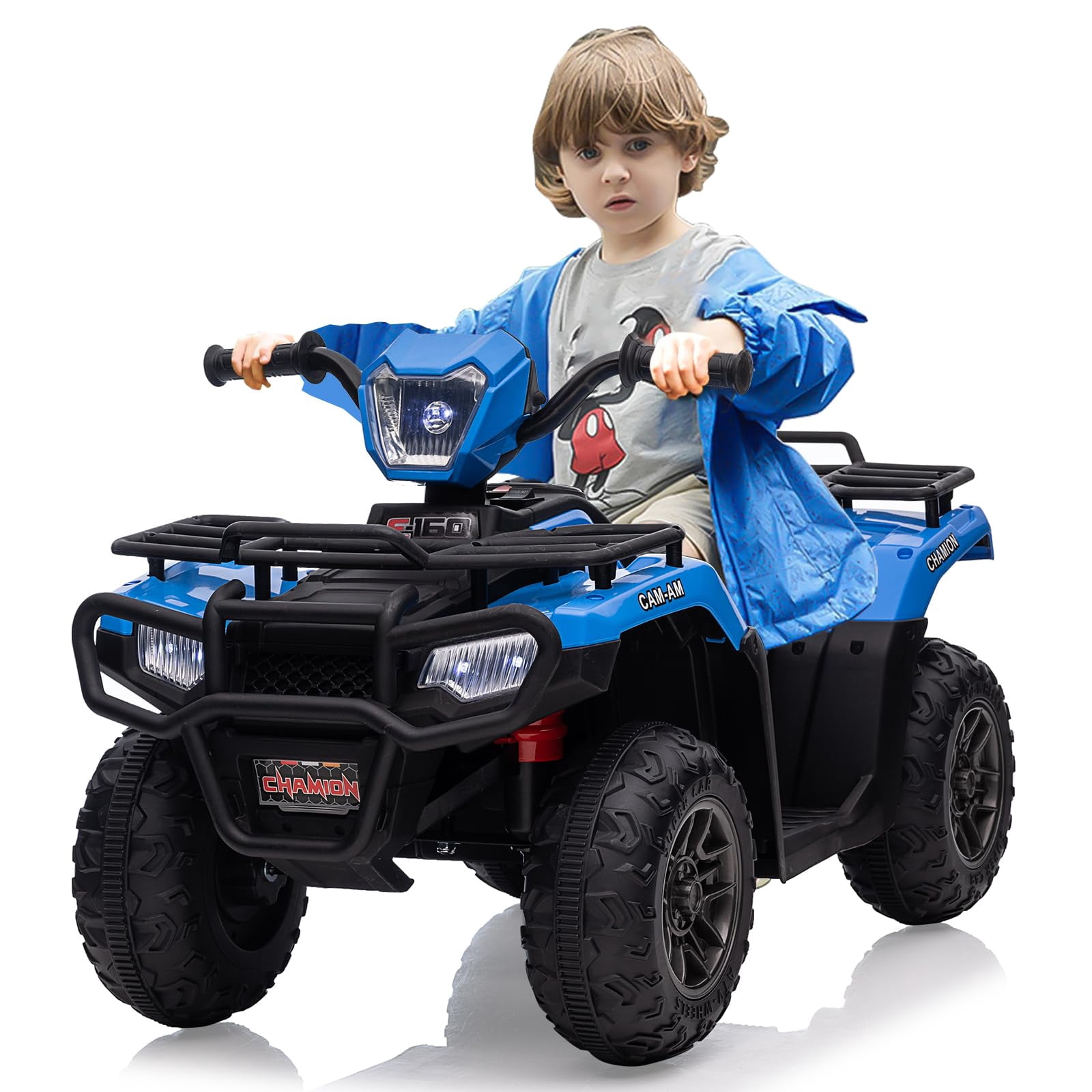 12V Ride on ATV for Kids, Electric Vehicle for Toddlers,High/Low 2.2mph ...