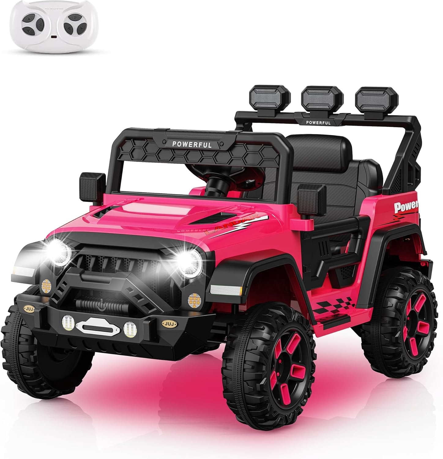 12V Ride on Car, Battery Powered Electric Car for Kids with 2.4G Remote ...