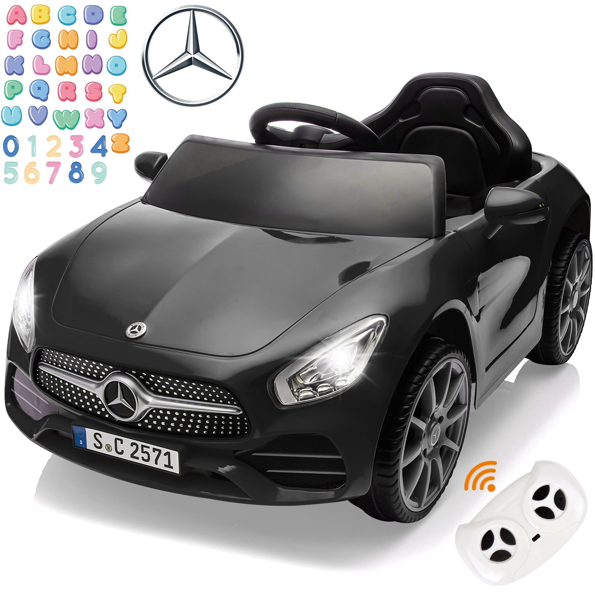 Maserati Licensed 12V Kids Ride on Car, 2.4G Remote Control, 3 Speed ...
