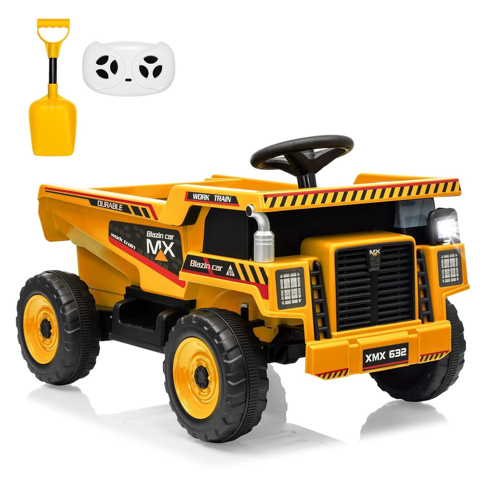12V Ride On Dump Truck for Kids Electric Ride On Car Toy Toddlers 4 ...