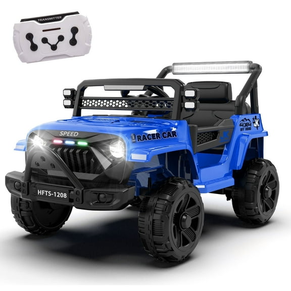 ThunderBolt 12V Ride on Electric Truck Car for Kids w/ Remote Control ...