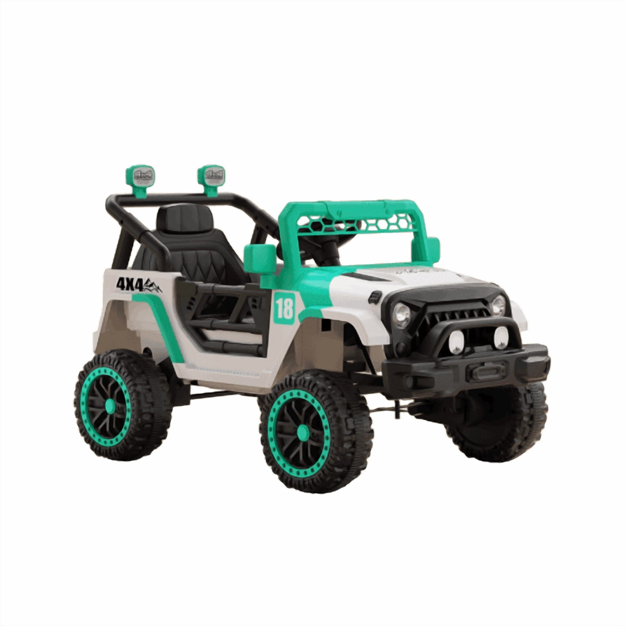 12V Ride On Car With Parent Remote Control Spring Suspension LED Lights ...