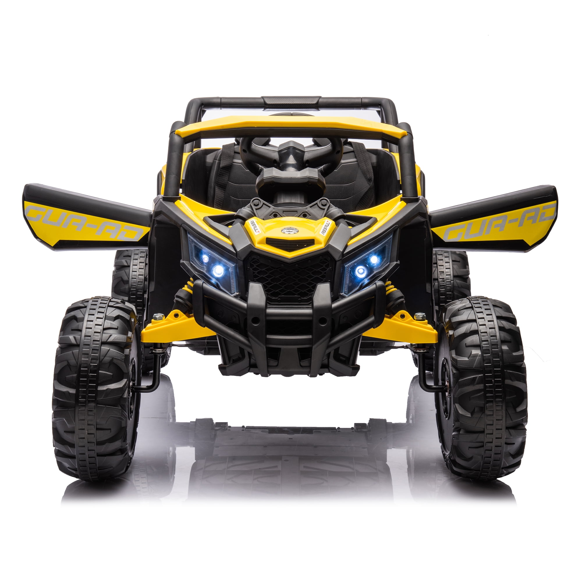 12V Ride On Car With Remote Control,Utv Ride On For Kid,3-Point Safety ...
