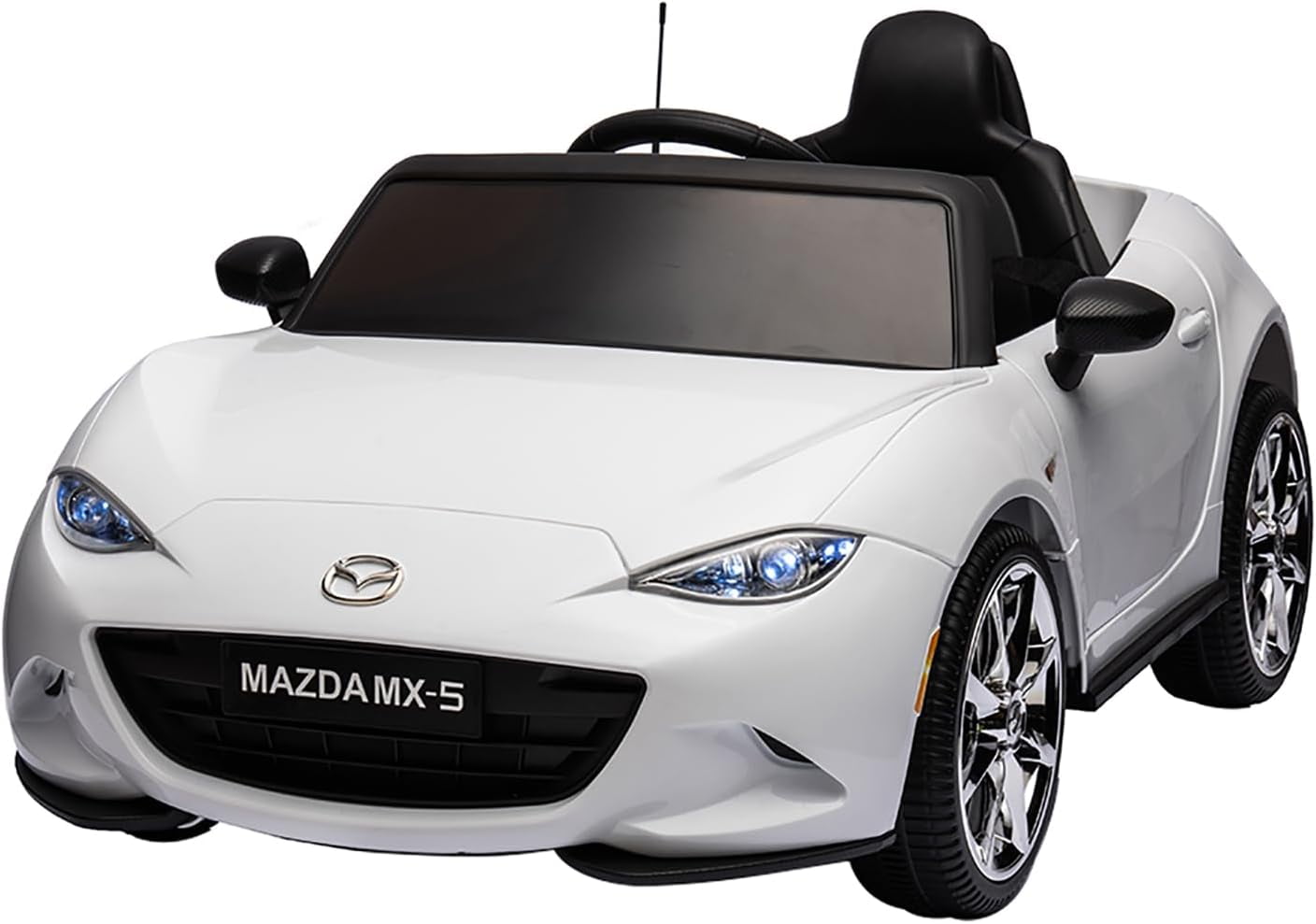 12V Ride On Car for Kids, Mazda MX-5 Licensed Electric Vehicle with ...