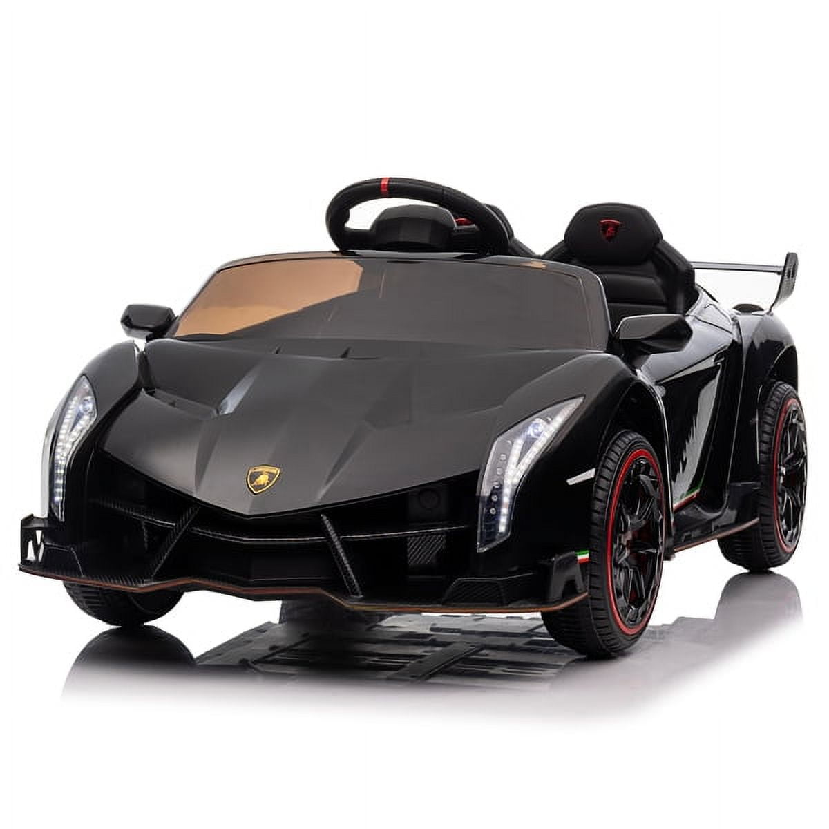 12V Ride on Sports Cars with Remote Control, Lamborghini Poison Kids ...