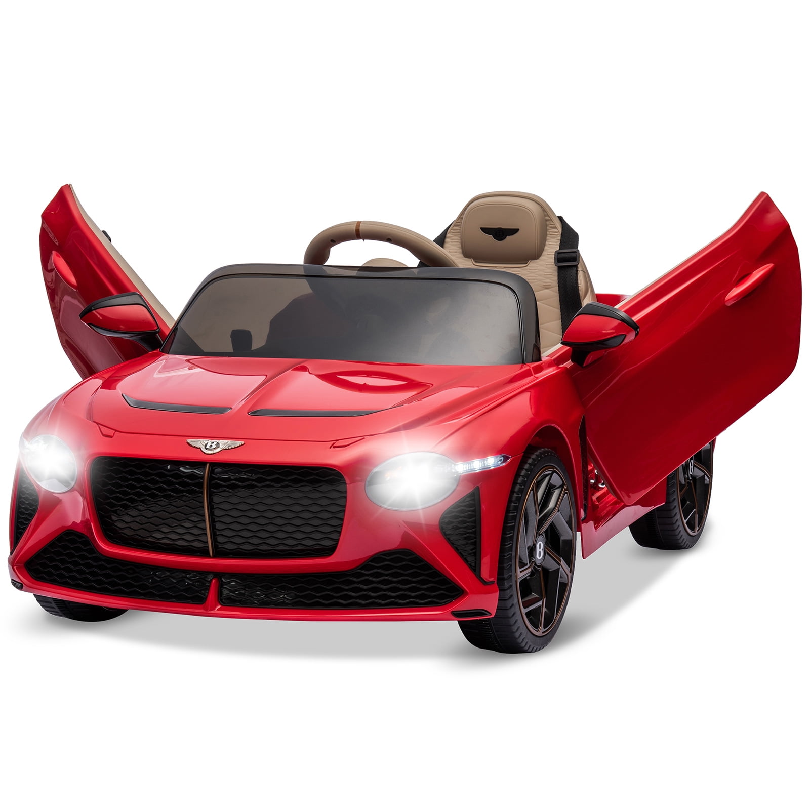 12V Ride on Car, Battery Powered Kids Electric Car with Parent Remote ...