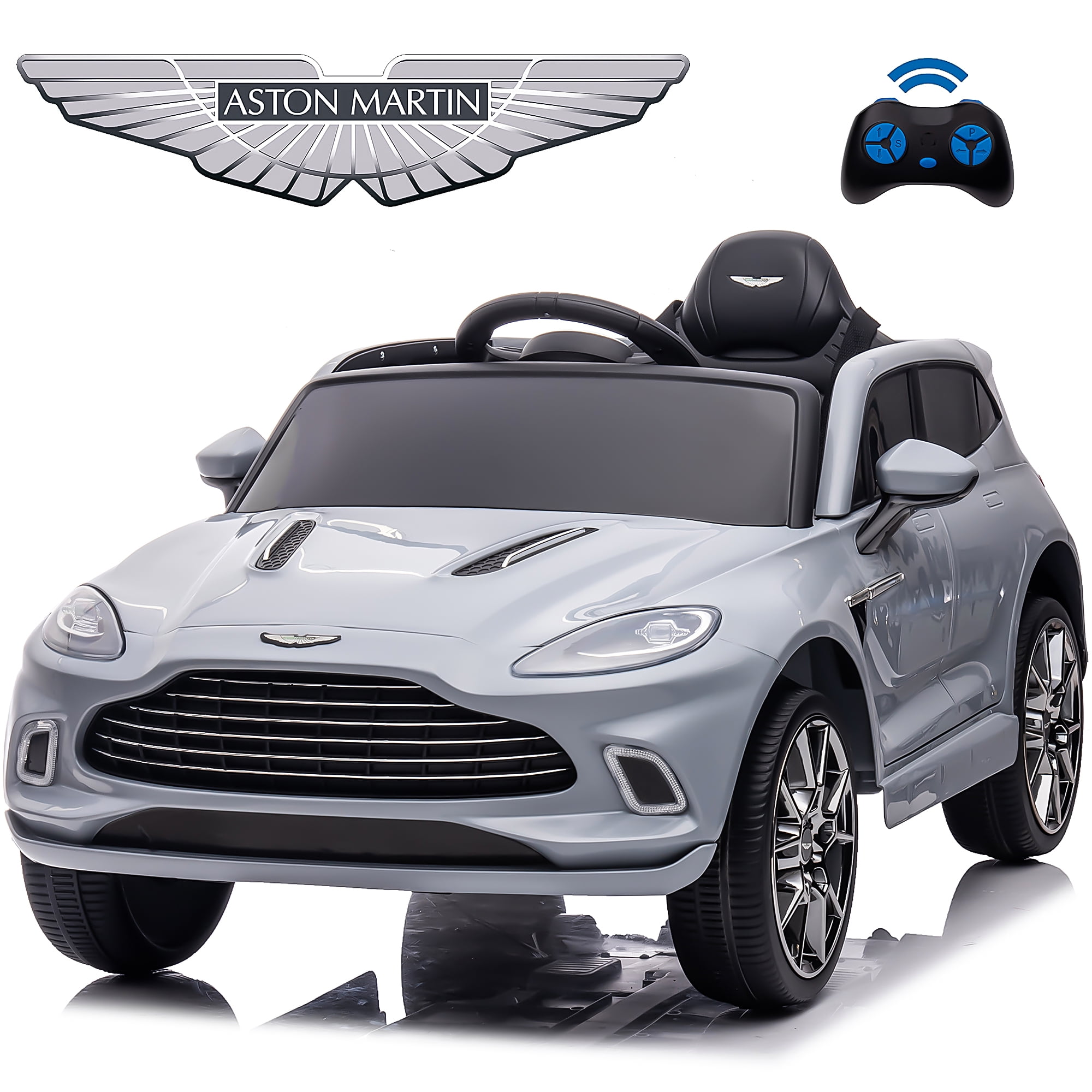 12V Ride on Car for Girls and Boys Licensed Aston Martin Electric ...