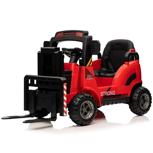 12V Ride on Forklift,Ride on Construction Car, Battery Powered Electric ...