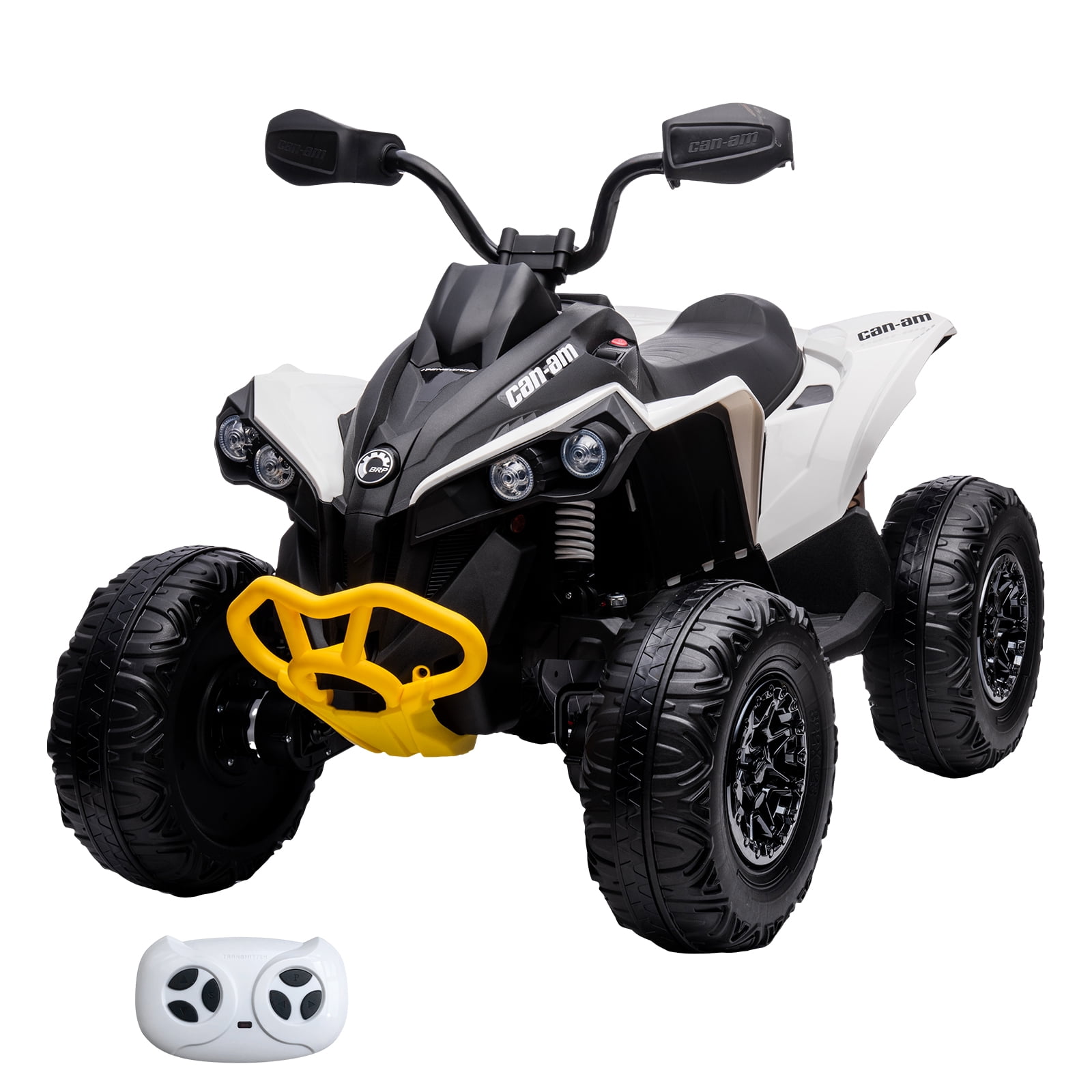 12V Ride on Toy Car, 4 Wheeler Quad Electric Vehicle, Kids ATV, with ...