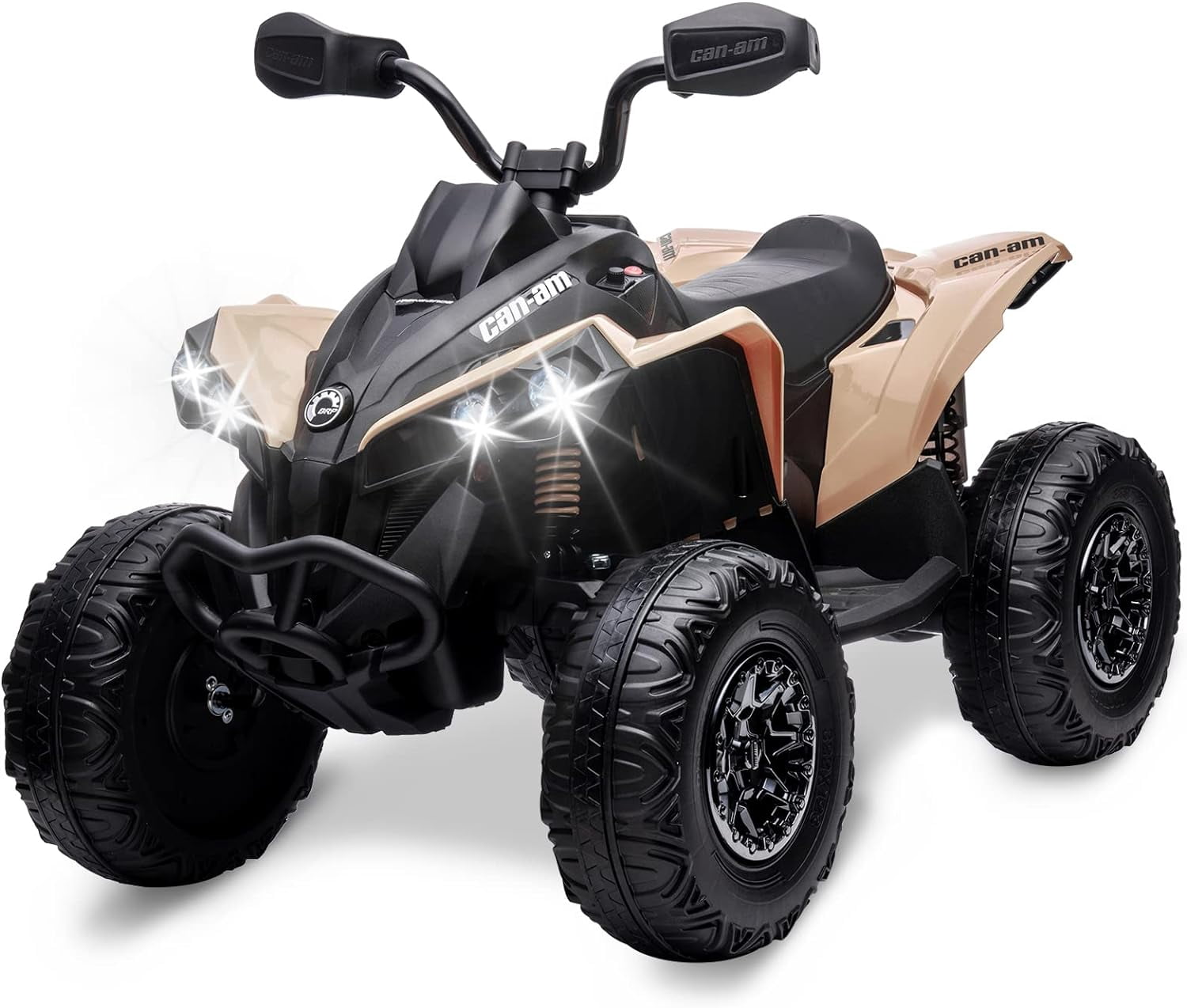12V Ride on Toy Car, 4 Wheeler Quad Electric Vehicle, Kids ATV, with ...