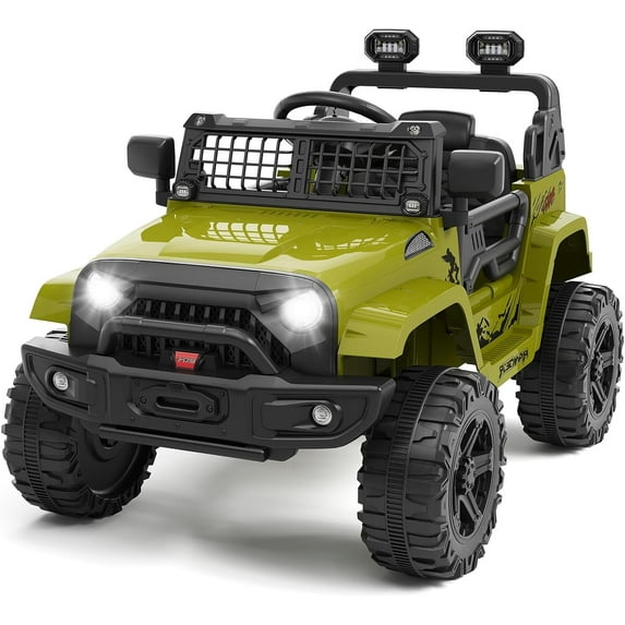 12V Ride on Toys, Electric Car with Remote Control,Ride on Car w/ 4 ...