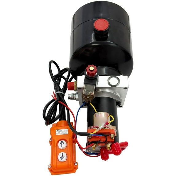 12V Small Hydraulic System Lift Power Unit Power Pack Unit - Walmart.com