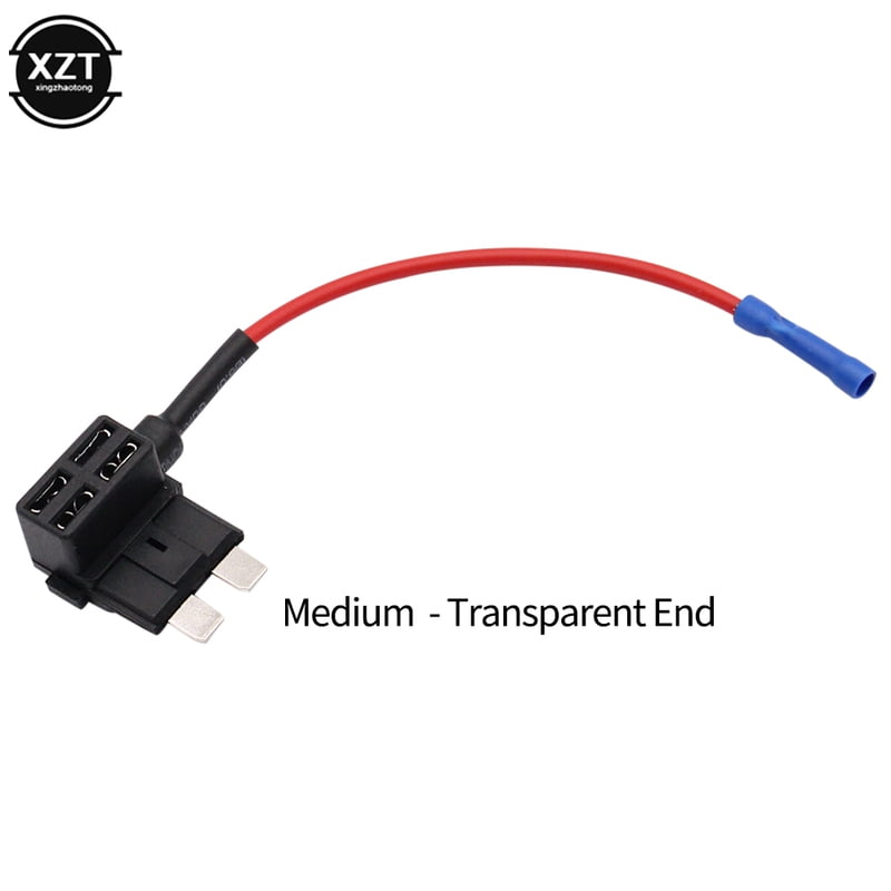 12V Small Size Car Fuse Holder Add-a-circuit TAP Adapter with 20A ...