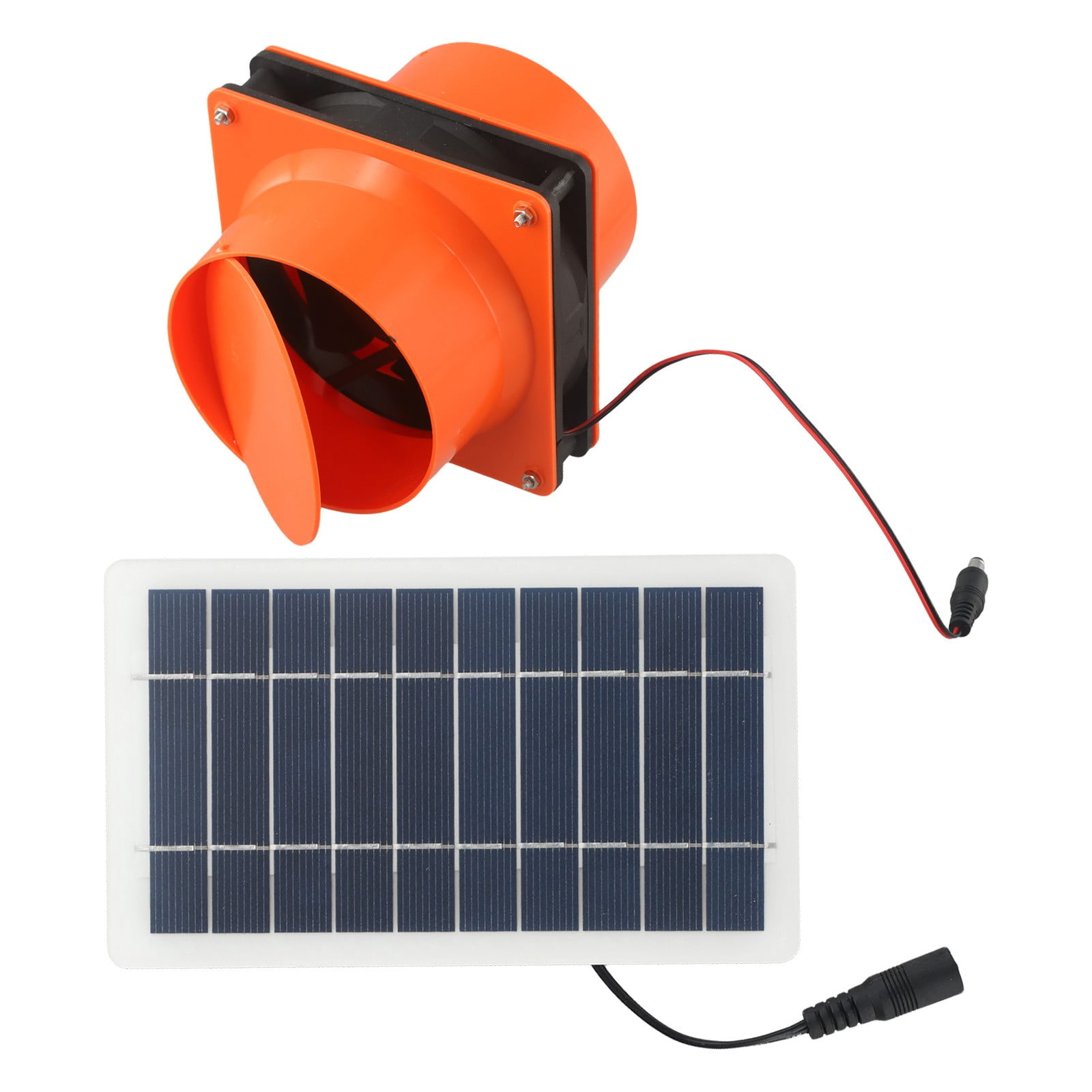 12V Solar Panel Exhaust Fan with 10W Solar Power for Efficient ...