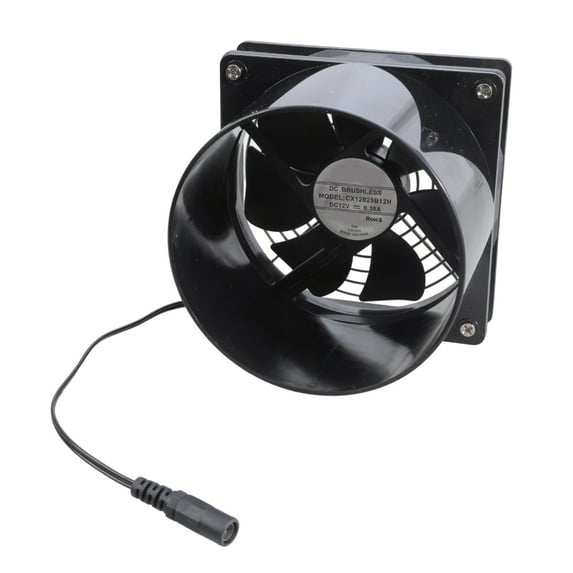 12V Solar Powered Exhaust Fan Efficient Cooling for Attics Greenhouses ...