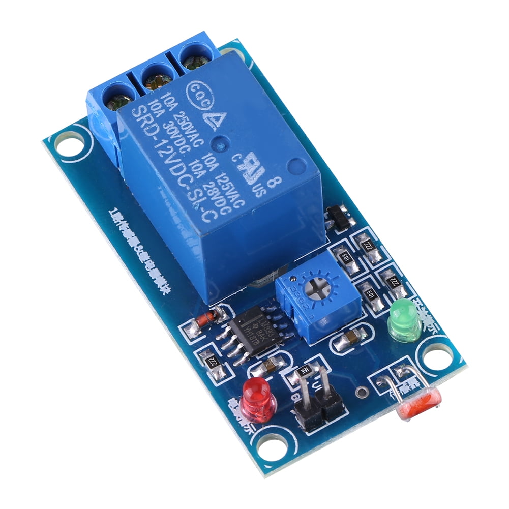 12V Stable LDR Photoresistor Relay Module Controler Light Sensor Switch ...