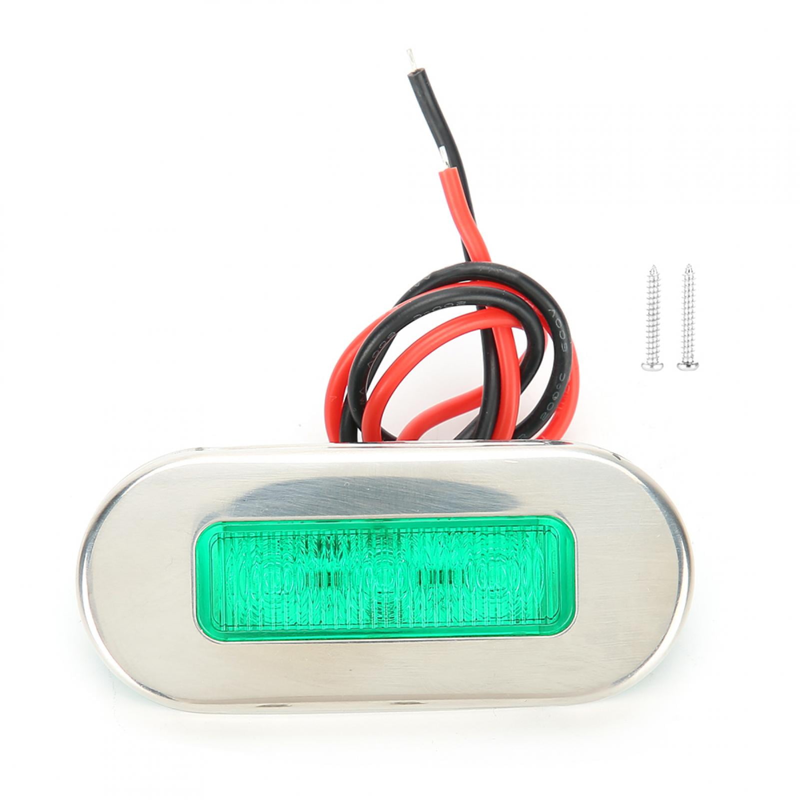 12V Stainless Steel Marine LED Signal Light Waterproof Navigation ...