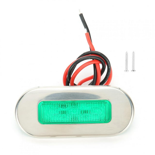 12V Stainless Steel Marine LED Signal Light Waterproof Navigation ...