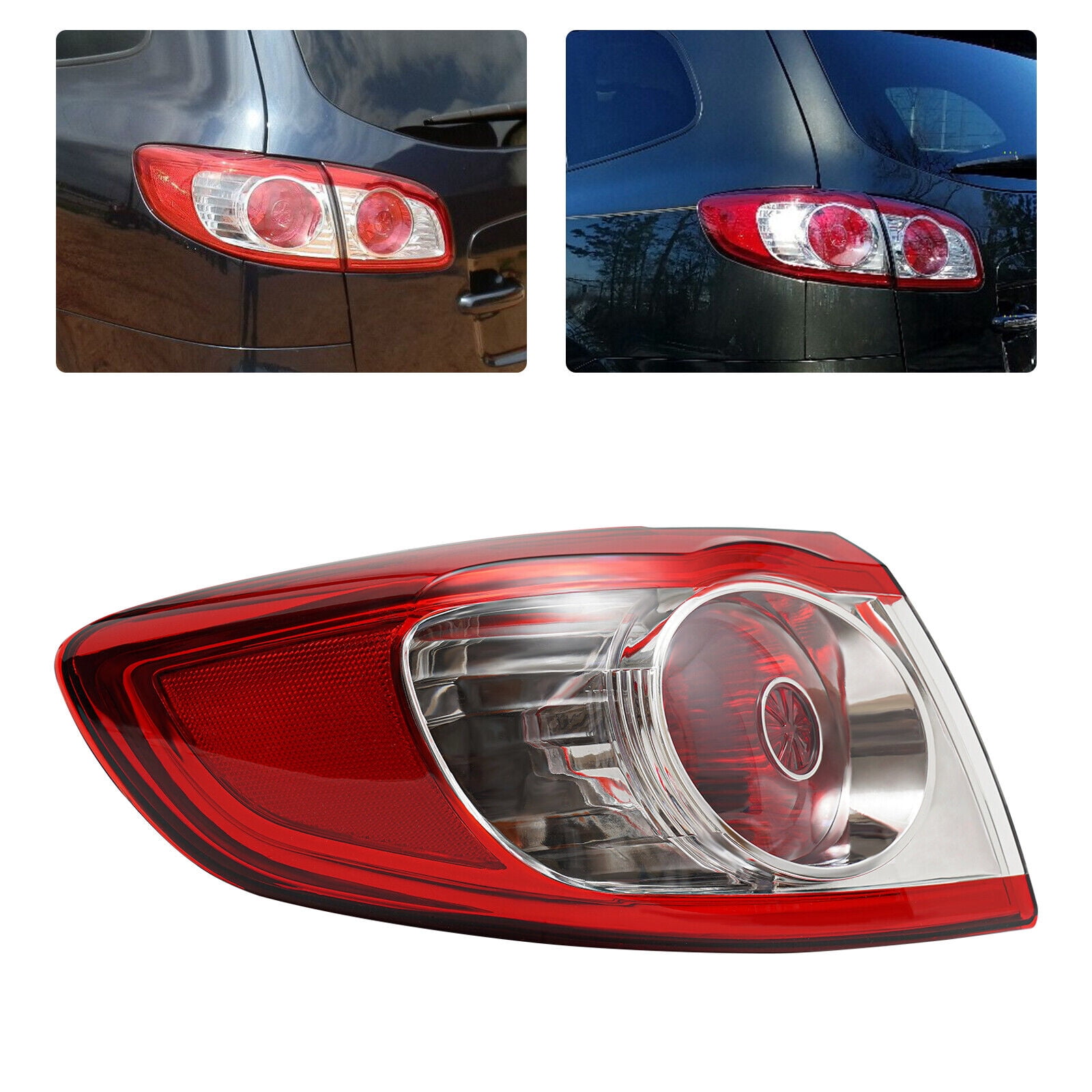 12V Tail Light Assembly, Left Side Tail Lamp for 2010-2012 Hyundai ...