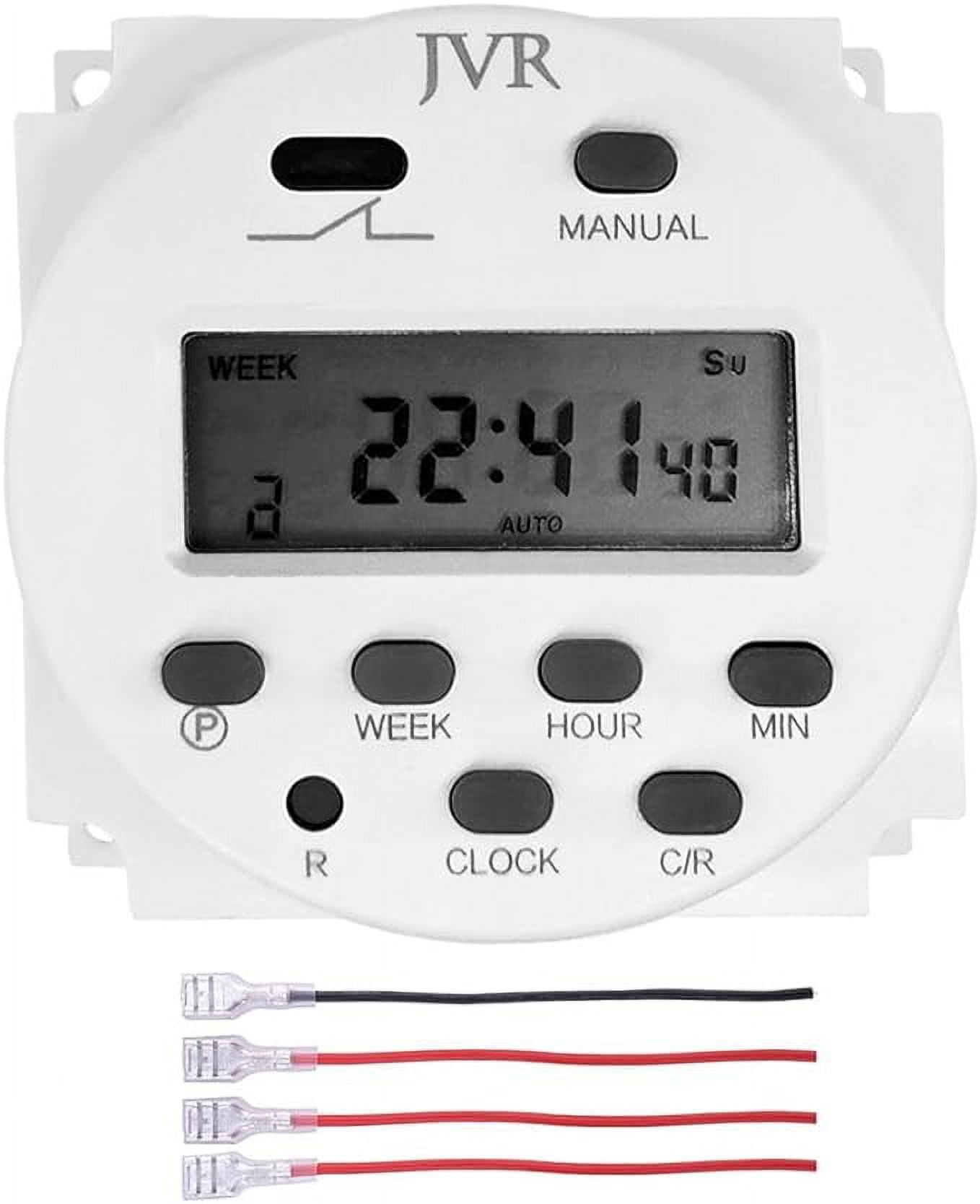 12v Timer Switch Programmable Dc Ac Solar Battery Powered 12 Volt