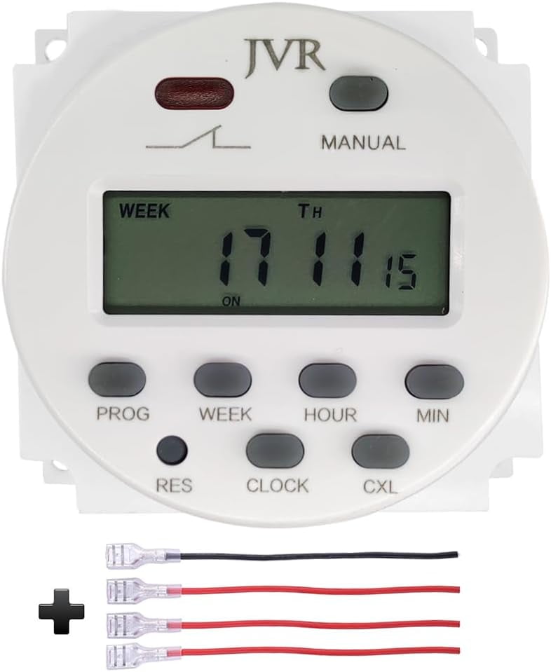 12V Timer Switch - Programmable, DC/AC/Solar Battery Powered | 12 Volt ...