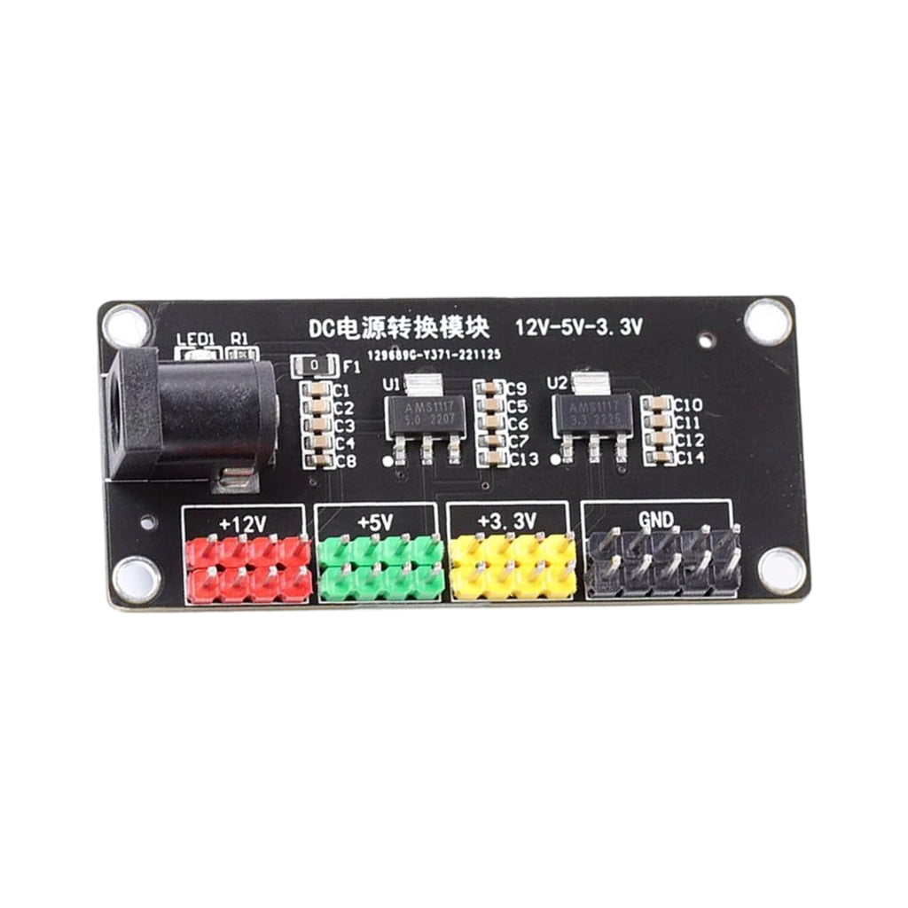 12V To 3.3V 5V 12V Multiple Channel Output Electricity Conversion ...