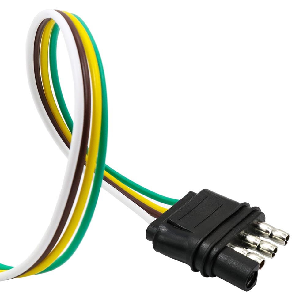 12V Trailer Connection Adapter with Wiring Harness Connector Plug ...