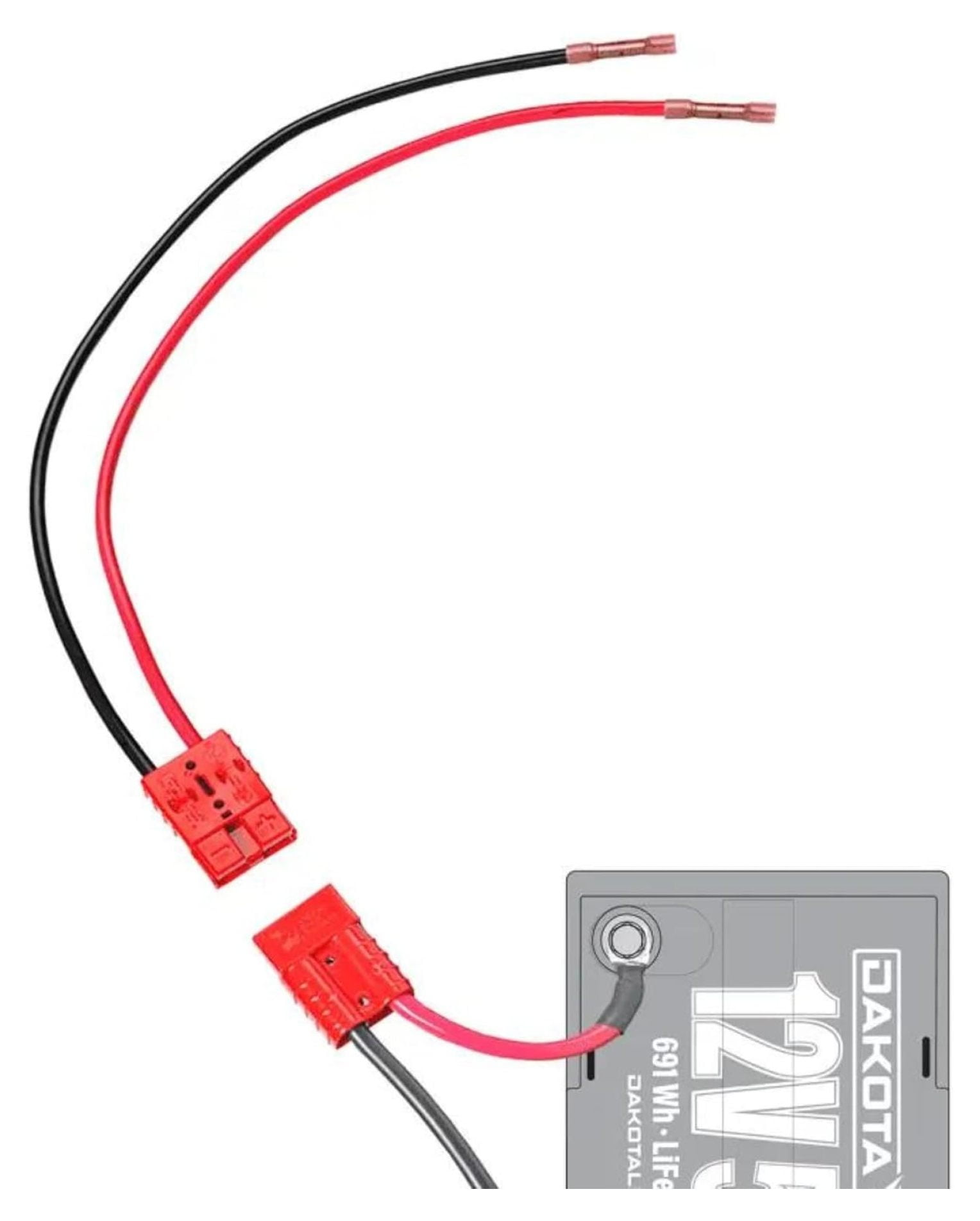 12V Trolling Motor Connection Kit - Easy Connect Kit for 12V Deep Cycle ...
