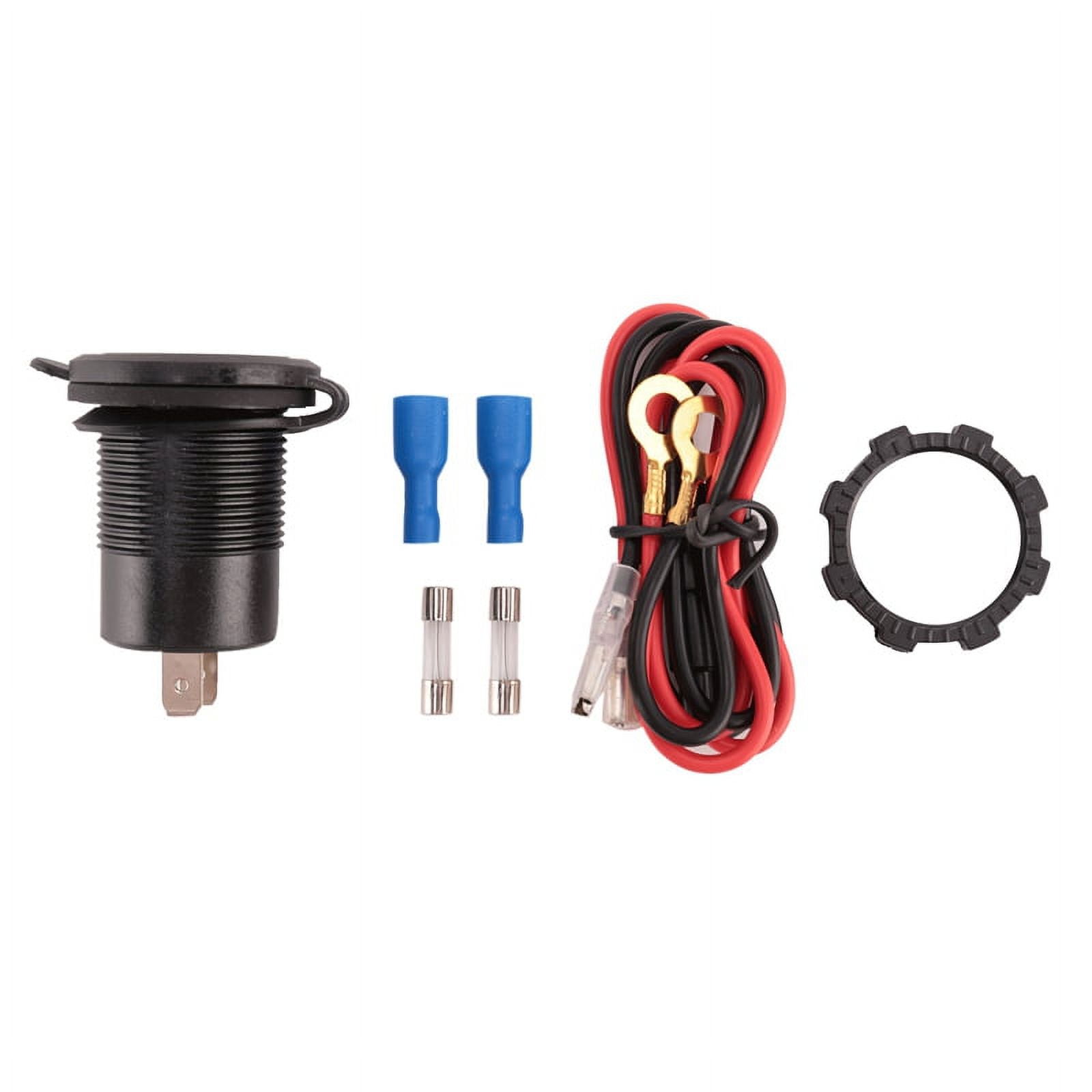 12V USB Car Charger Adapter Dual PD USBC Car USB Port Socket with Power ...