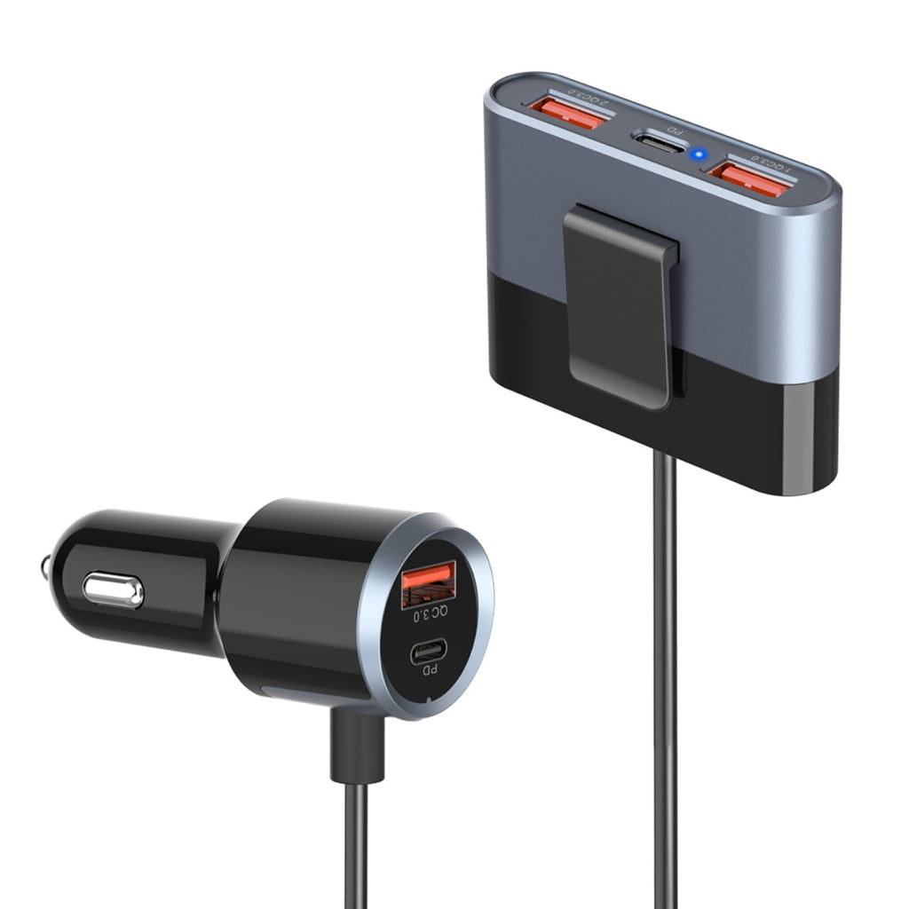 12V USB Charger Multi-Port Car Charger Cigarette Lighter Adapter USB ...