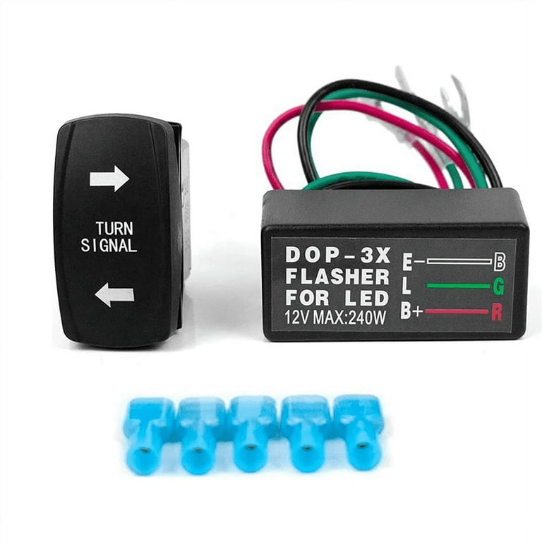 Light Flasher Control 120v 4pcs LED Flash Strobe Controller, 80W