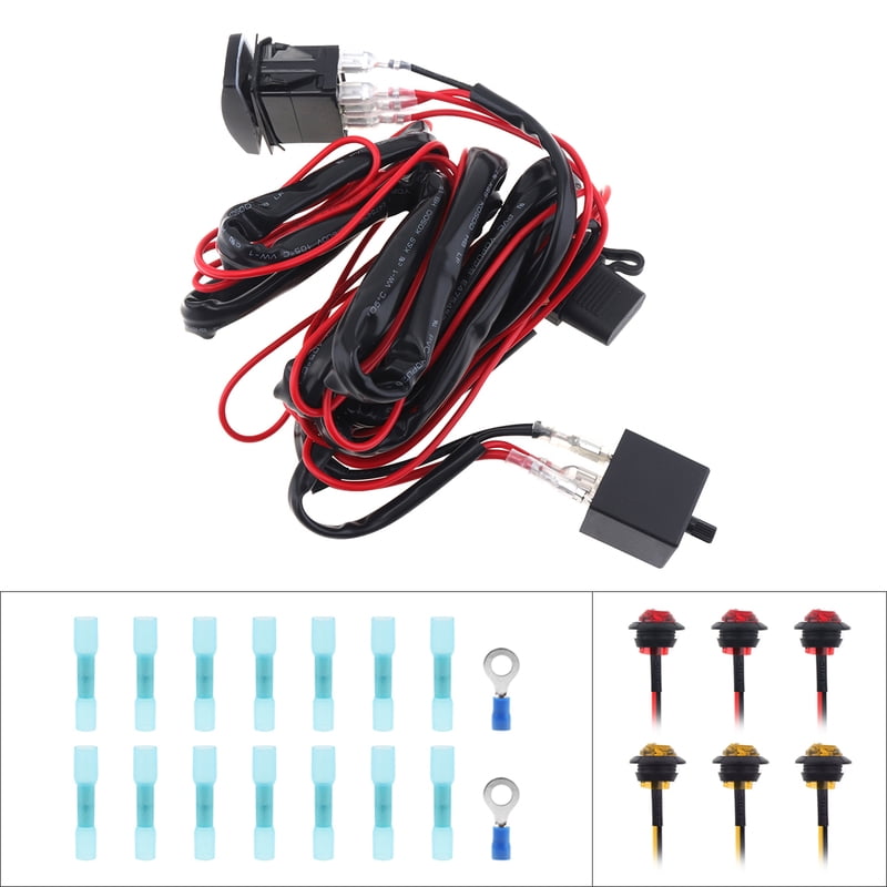12V Universal ATV UTV Side-by-Side Turn Signal Street Legal Kit with ...