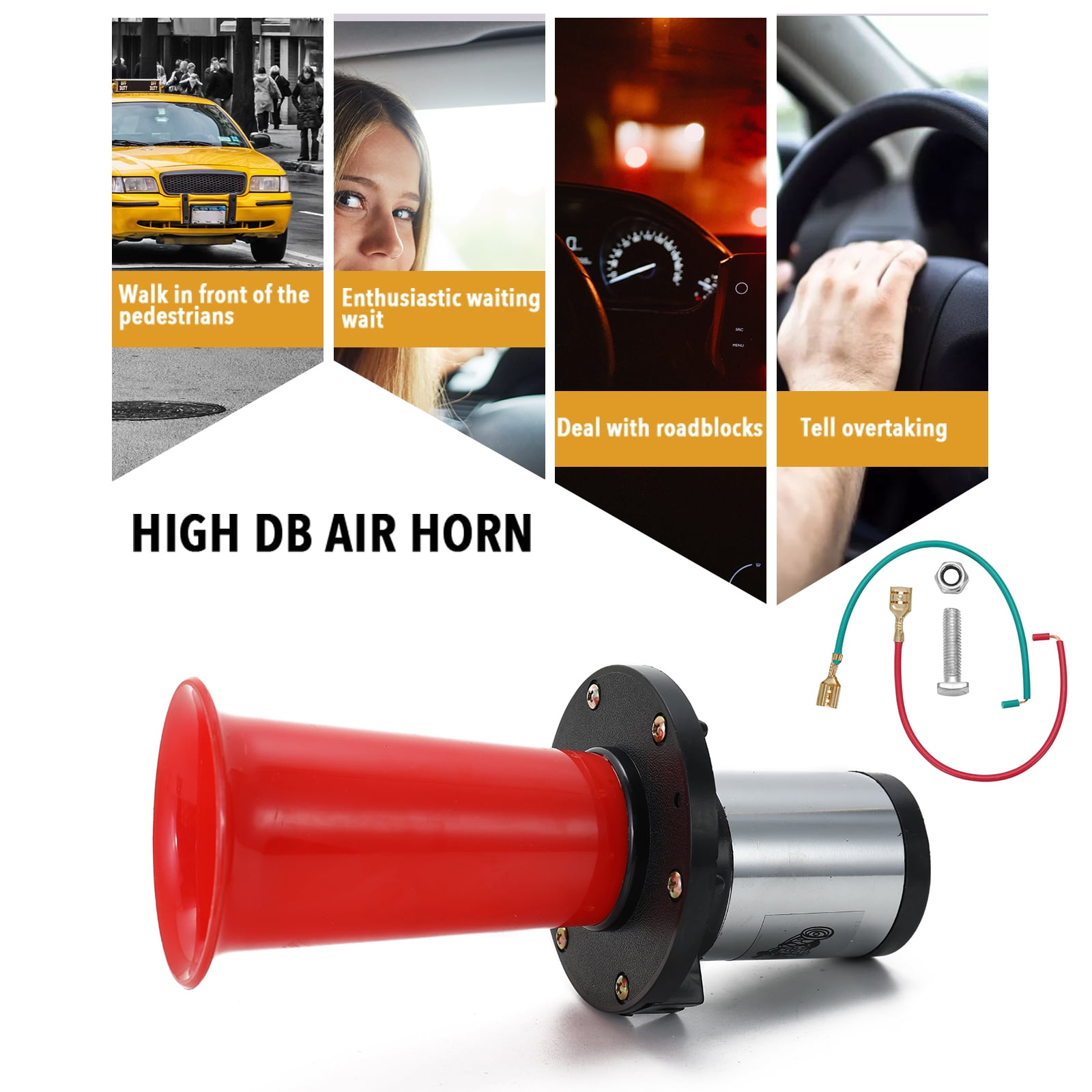 12V Vintage OO GA Oogah Classical Horn, Antique Old Style Car Horn With ...