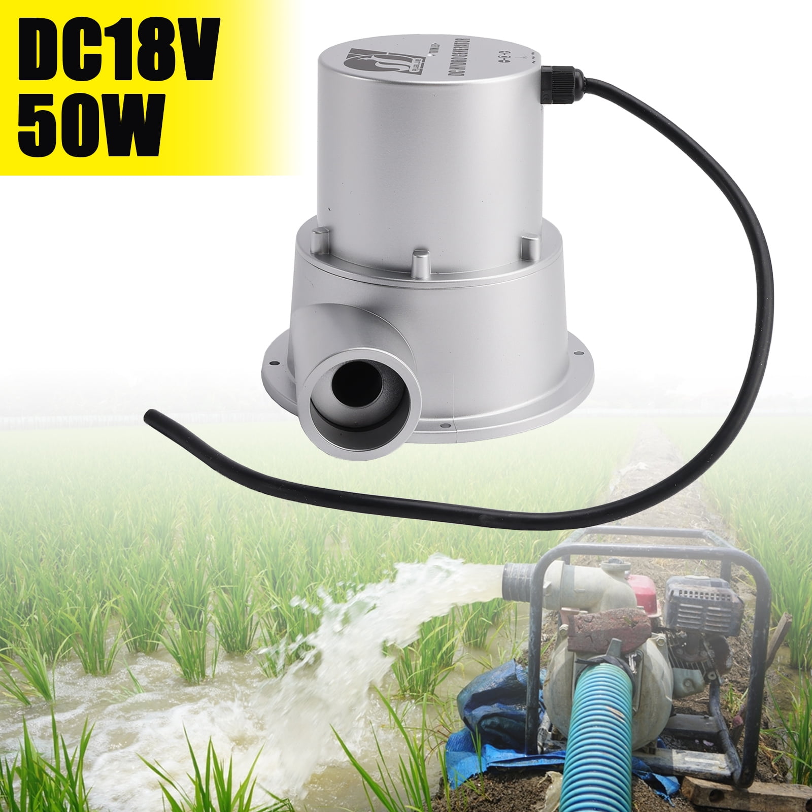12V Water Flow Turbine Small Hydroelectric Generator DC18V 50W for Home ...