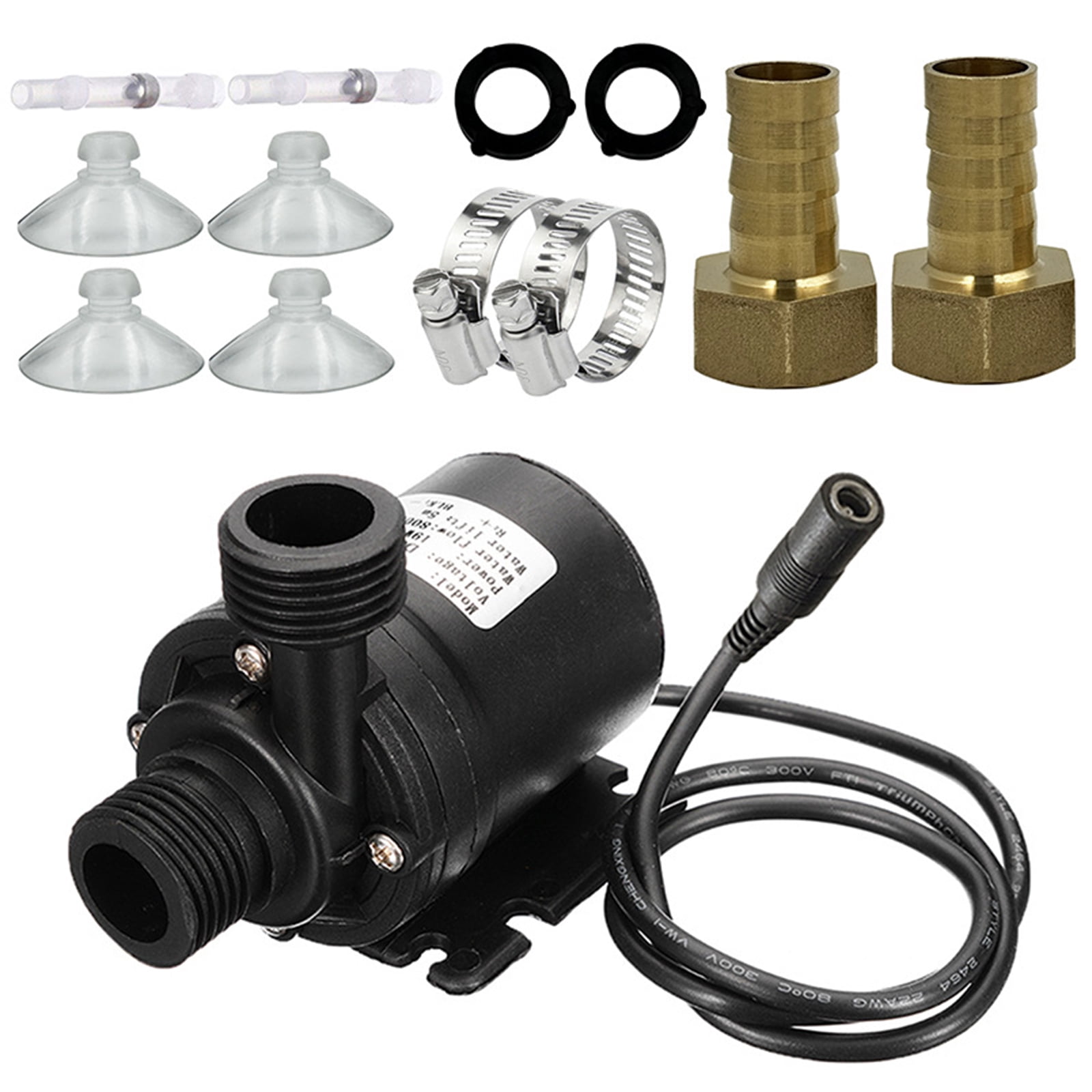 12V Water Transfer Pumps Waterproof Low Noise Submersion Pumps 5M ...