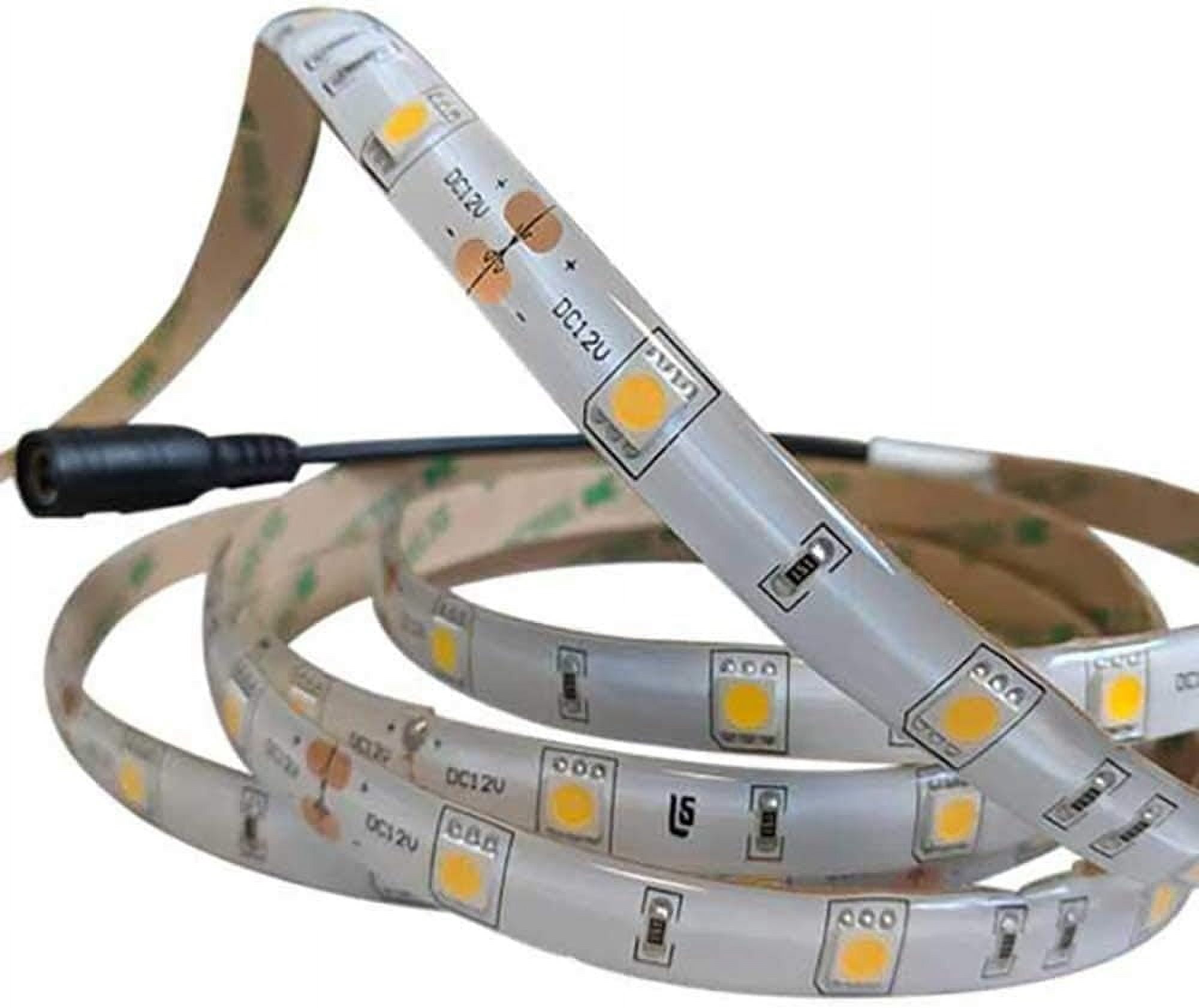 12V Waterproof LED Flex Strip - Length 12ft. Indoor/Outdoor use. RGB ...