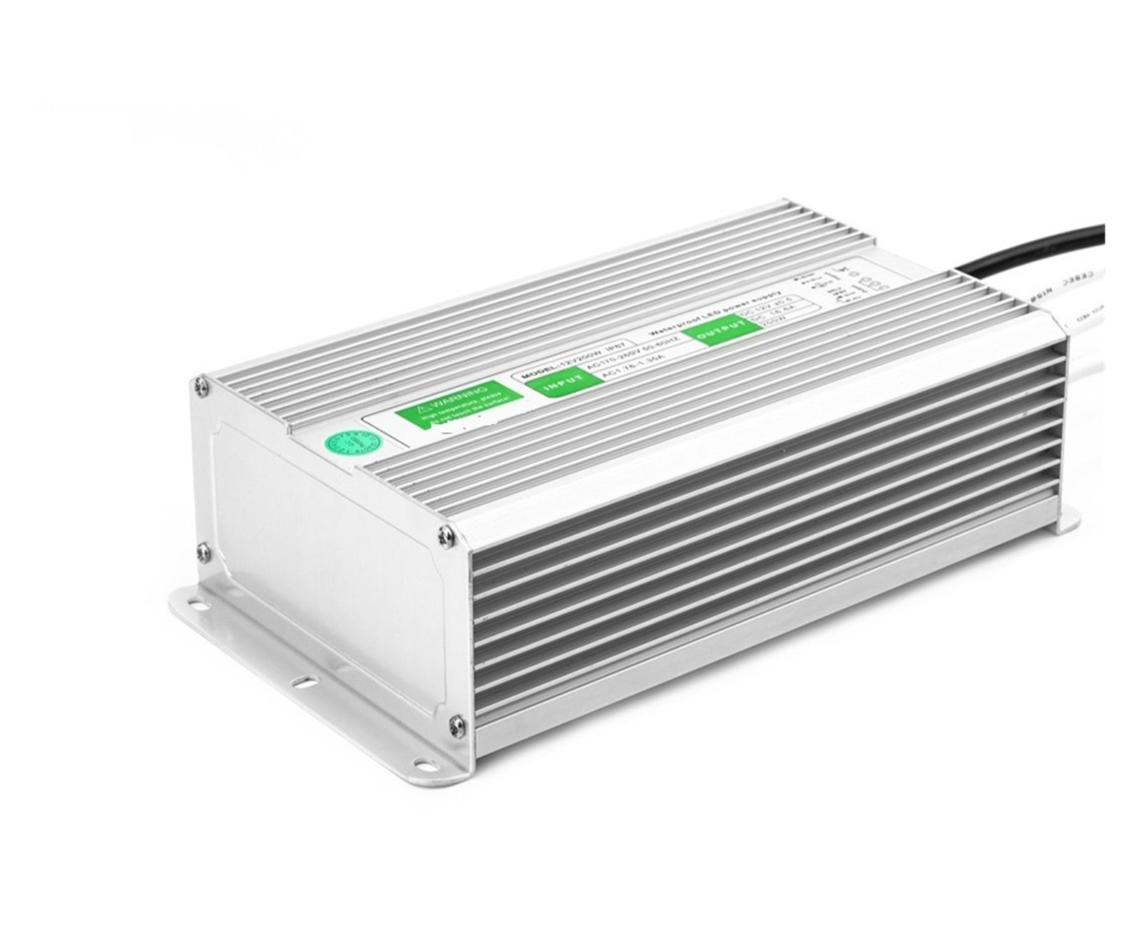 12V Waterproof LED Power Supply Transformer, Adapter For LED Strip, 36w ...