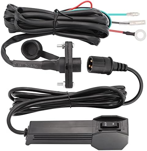 12V Winch Corded Hand Controller Remote Control Kit for ATV UTV Winch ...