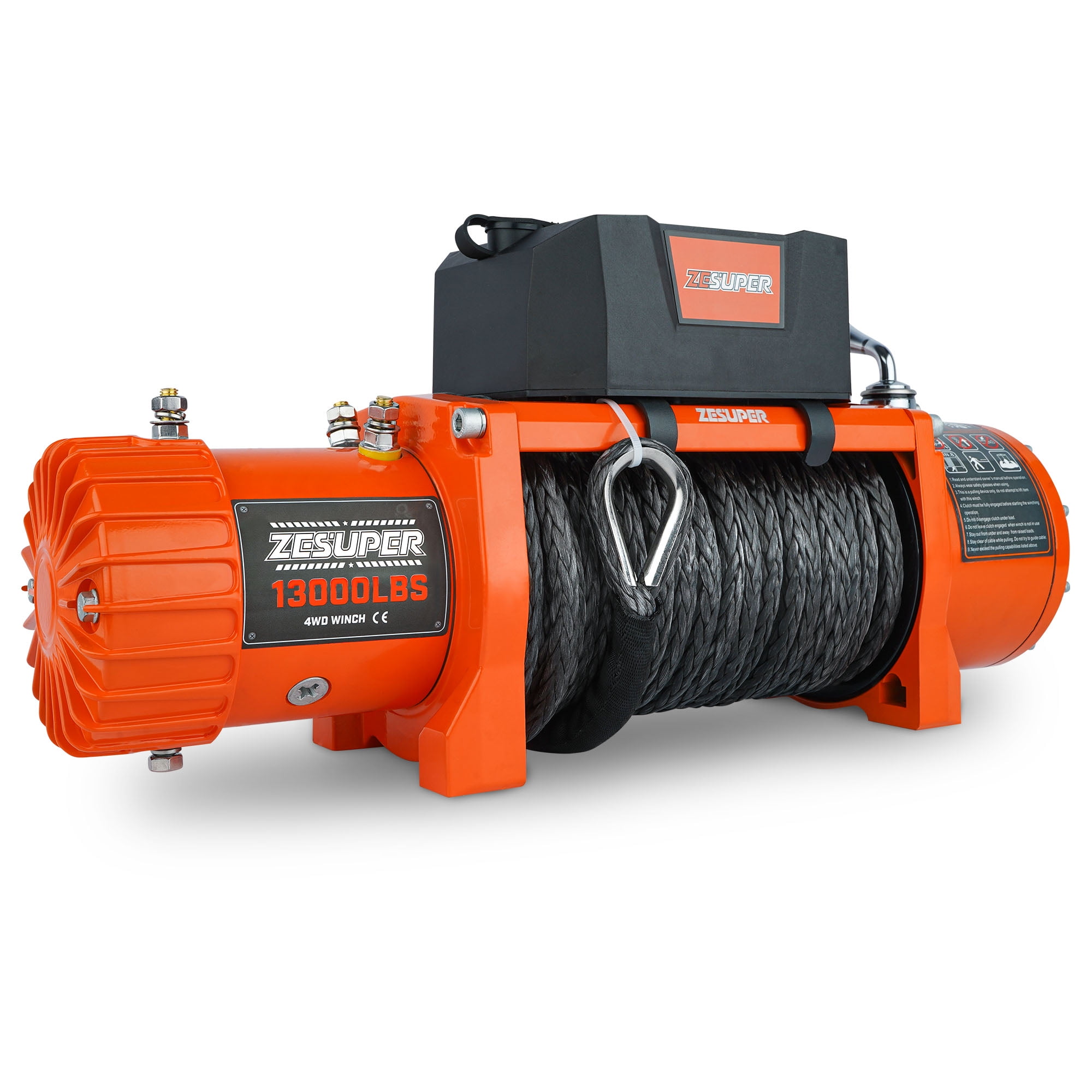 12V Winch13000 lb Load Capacity Electric Winch Kit, Waterproof IP67 ...
