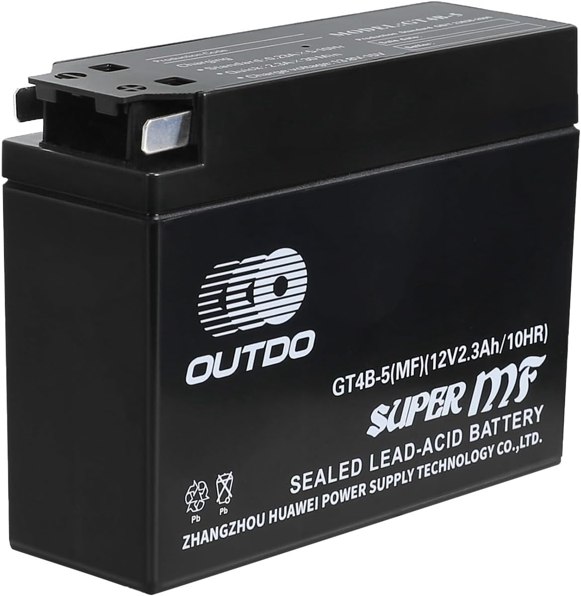12V YT4B-5 GT4B-5 YT4B-BS Sealed AGM Battery for TTR50E, DRZ70, TTR90 ...