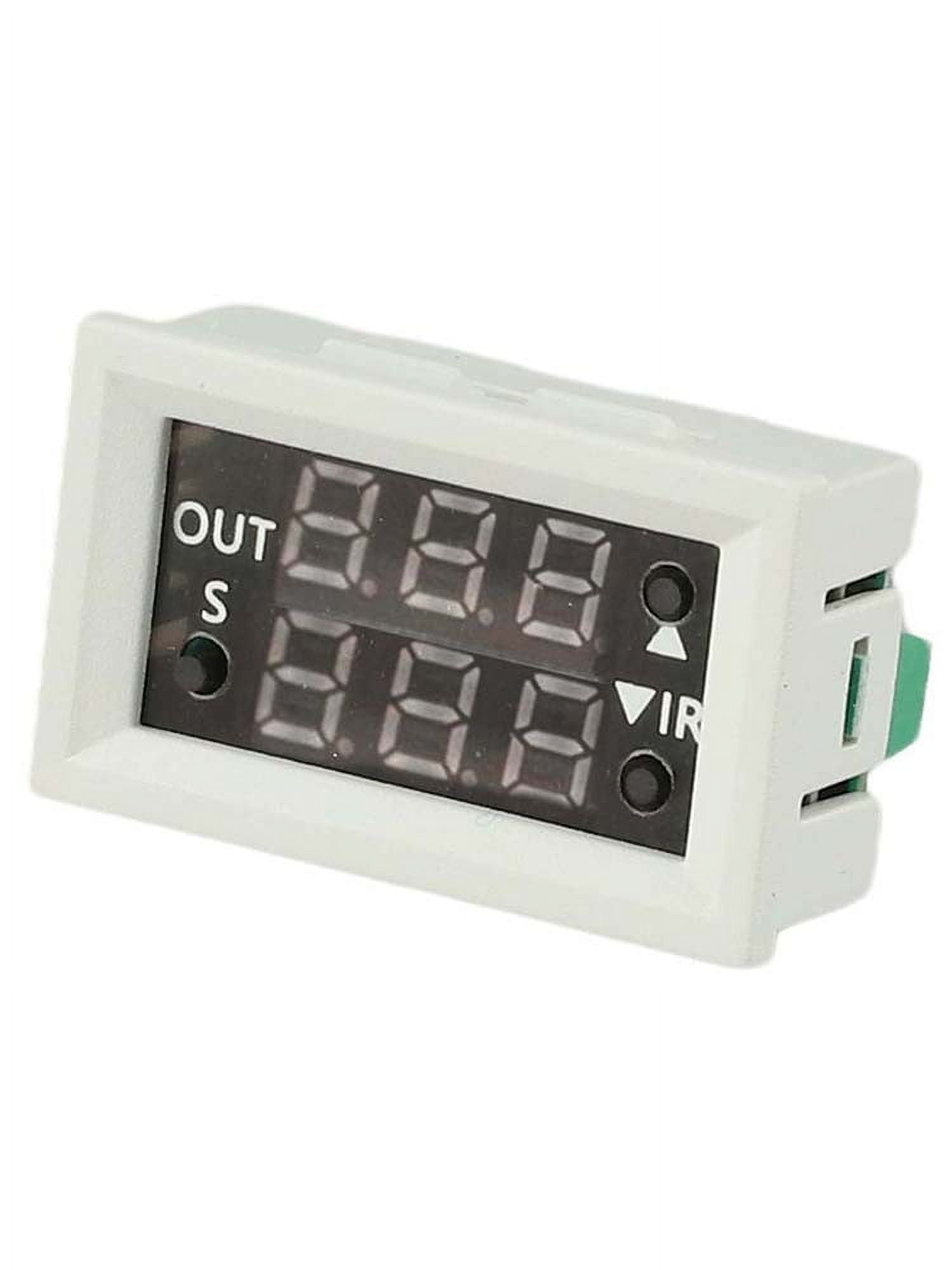 12V delay timer infinite loop delay dual digital display time relay ...