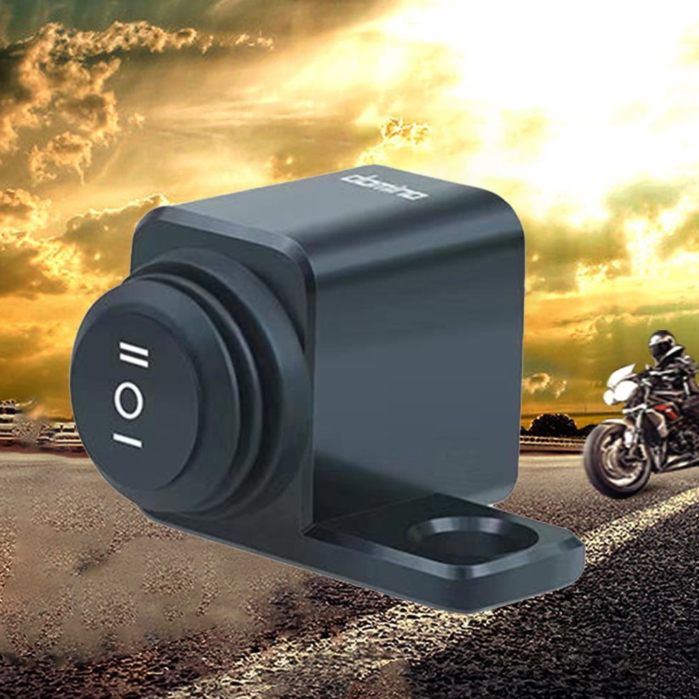 12V fog light aluminum switch For motorcycle handlebar mount - Walmart.com