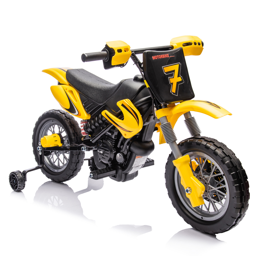 12V for Kids Ages 3-8 Ride on Electric Toy Motorcycle, Dirt Bike with ...