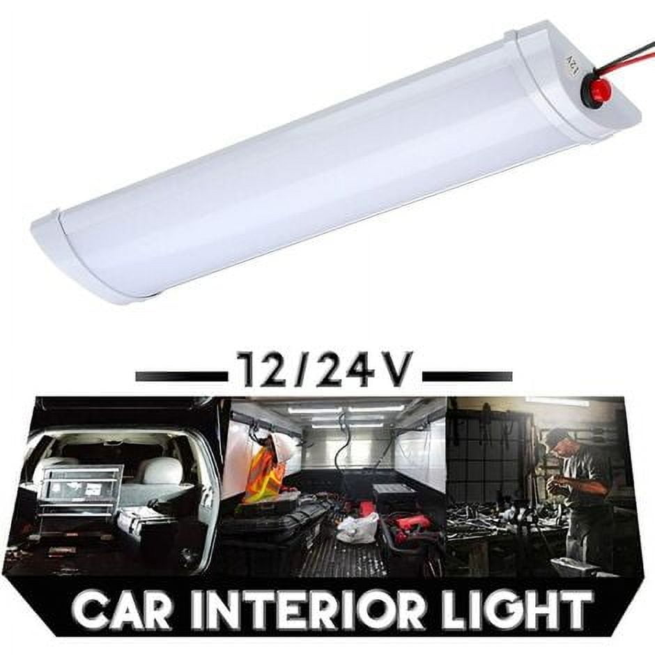 12V interior lights, LED strip lights, caravan with on/off switch, work ...