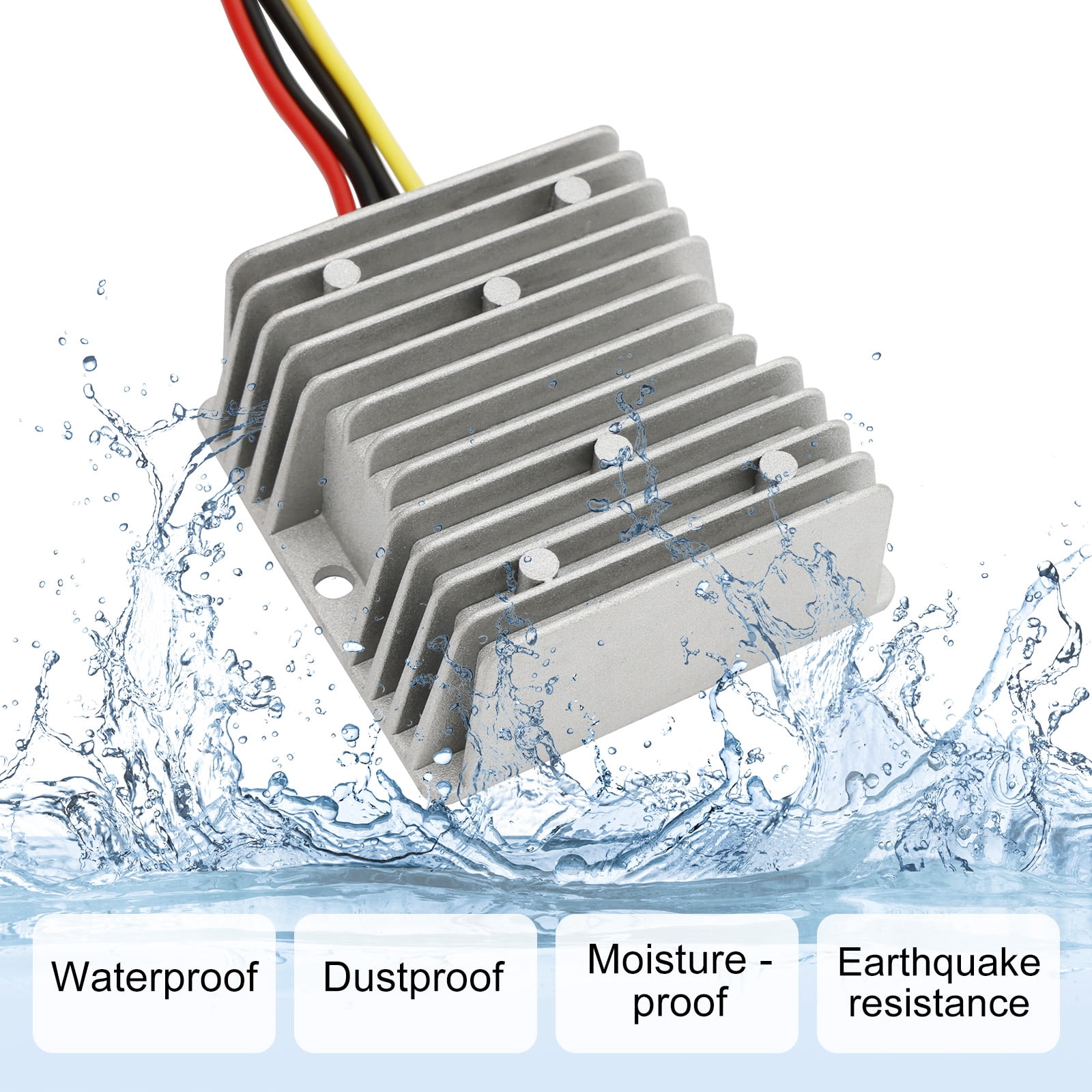 12V to 24V 3A 72W DC-DC Boost Step Up Power Converter Voltage Regulator ...