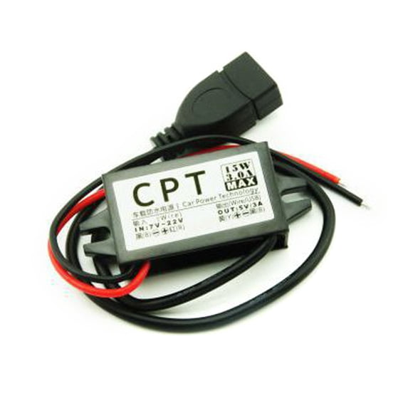 12V to 5V Converter BuckingModule USB Output Power Adapter Converter ...