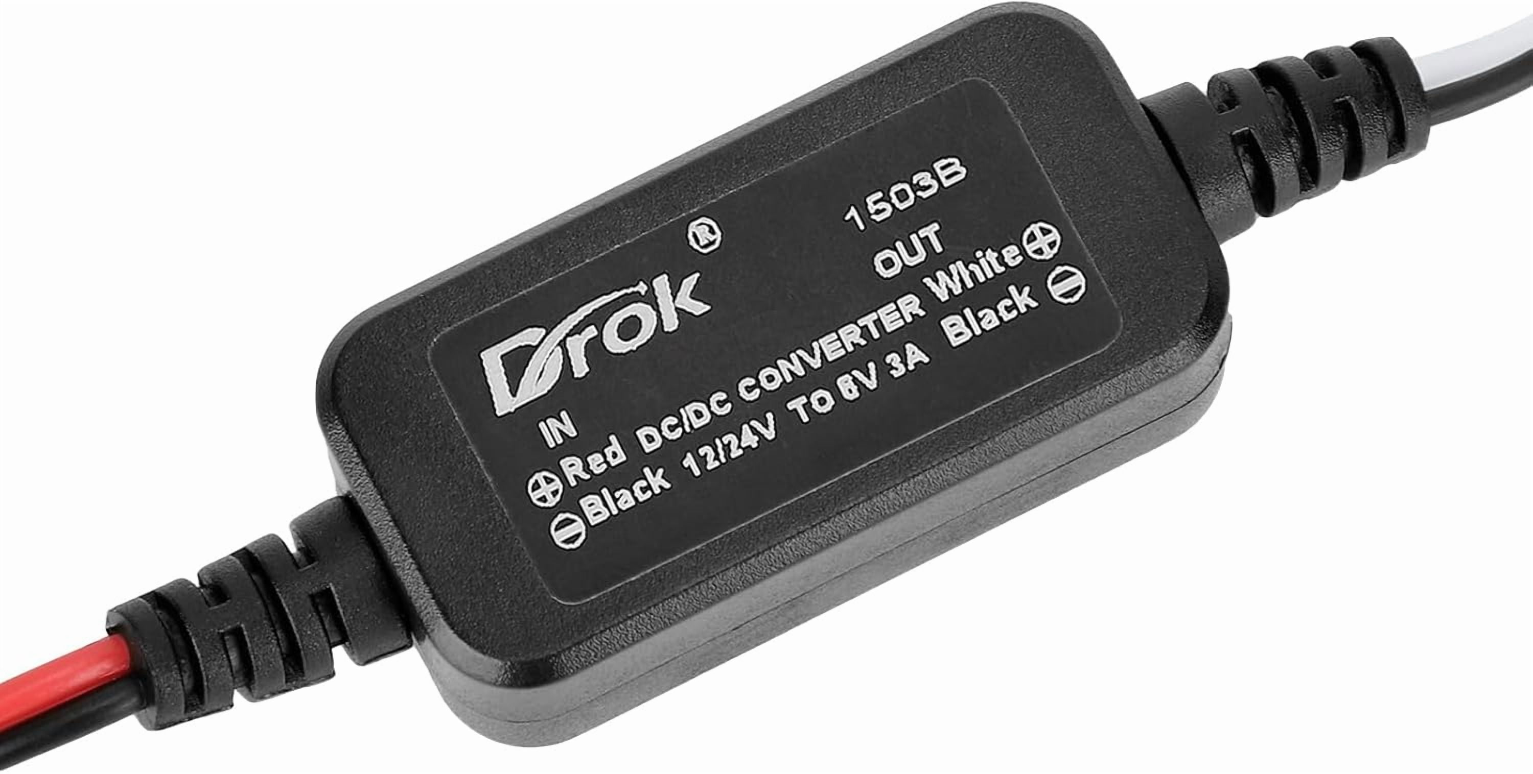 12V to 6V Step Down Converter, DC 11-32V to 6V 3A Buck Converter, 24V ...