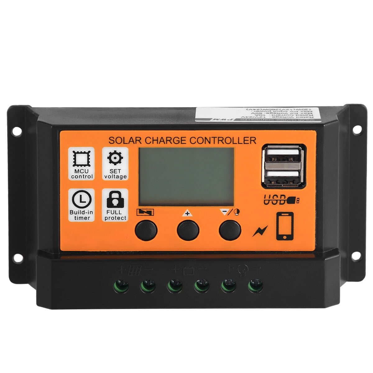 12V24V 10A Solar Charge Battery Controller Light Control Timing Solar ...